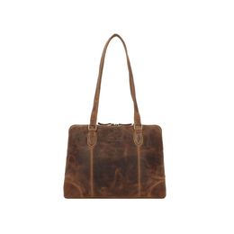 Green Burry Greenburry Vintage Shopper Tasche Leder 37 cm Laptopfach in brown | Gr.: onesize