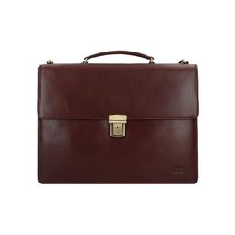 Jost Skagen Aktentasche Leder 40 cm Laptopfach in redbrown | Gr.: onesize