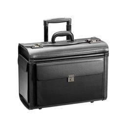 d&n D&N Business & Travel 2-Rollen Pilotentrolley 48 cm in schwarz | Gr.: onesize