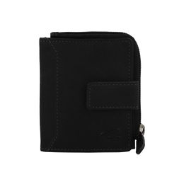 Camel Active Ocean Geldb&ouml;rse RFID Schutz Leder 9 cm in black | Gr.: onesize