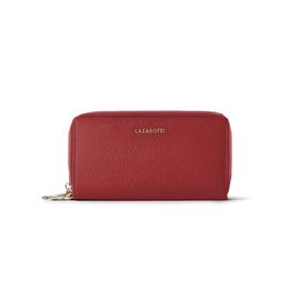 Lazarotti Bologna Leather Geldb&ouml;rse RFID Schutz Leder 20 cm in red 1 | Gr.: onesize
