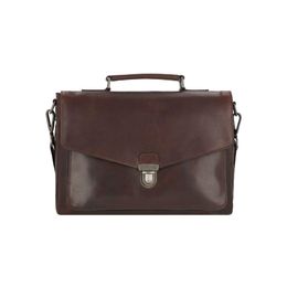 Leonhard Heyden Roma Aktentasche Leder 39 cm Laptopfach in braun | Gr.: onesize