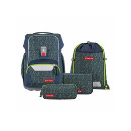 Step By Step Basis Schulranzen-Set 4-teilig in Set &bdquo;Green Geometric | Gr.: onesize