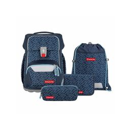 Step By Step Basis Schulranzen-Set 4-teilig in Set &bdquo;Blue Lines | Gr.: onesize