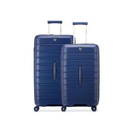 Roncato B-Flying Trunk 4 Rollen Kofferset 2-teilig in blau | Gr.: onesize