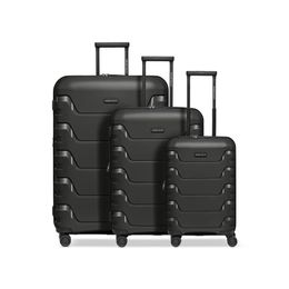 Smartbox Edition 01 4 Rollen Kofferset 3-teilig mit Dehnfalte in black | Gr.: onesize