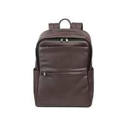 DuDu Sydney Daypack Leder 42 cm Laptopfach in coffee | Gr.: onesize