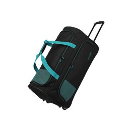 Travelite Basics 2 Rollen Reisetasche 71 cm in schwarz-petrol | Gr.: onesize