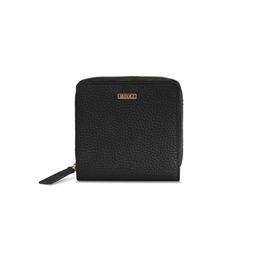 Redolz Leather Essentials Geldb&ouml;rse Leder 10 cm in black | Gr.: onesize