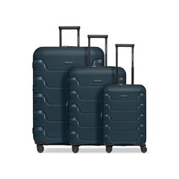 Smartbox Edition 01 4 Rollen Kofferset 3-teilig mit Dehnfalte in navy | Gr.: onesize