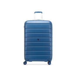 Roncato Relife 4 Rollen Trolley 78 cm mit Dehnfalte in blu retro | Gr.: onesize
