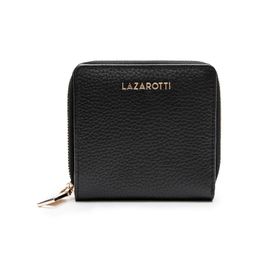 Lazarotti Bologna Leather Geldb&ouml;rse Leder 10 cm in black | Gr.: onesize