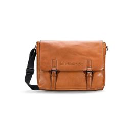 Farmhood Memphis Aktentaschen Messenger Leder 38 cm Laptopfach in cognac | Gr.: onesize
