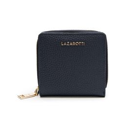 Lazarotti Bologna Leather Geldb&ouml;rse Leder 10 cm in navy | Gr.: onesize