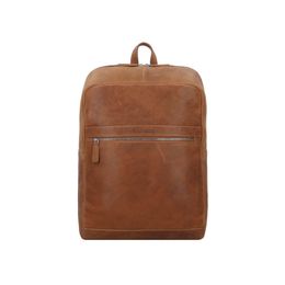 Plevier Urban Daypack Leder 43 cm Laptopfach in cognac | Gr.: onesize