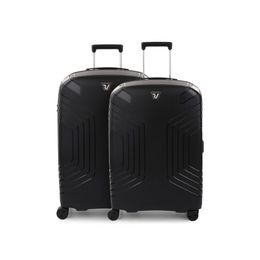 Roncato Ypsilon 4 Rollen Kofferset 2-teilig mit Dehnfalte in schwarz | Gr.: onesize
