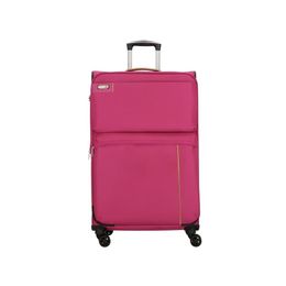 d&n D&N Travel Line 6704 4-Rollen Trolley 75 cm in pink | Gr.: onesize