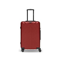 Redolz Essentials 18 4 Rollen Trolley 66 cm mit Dehnfalte in metallic-red shiny | Gr.: onesize