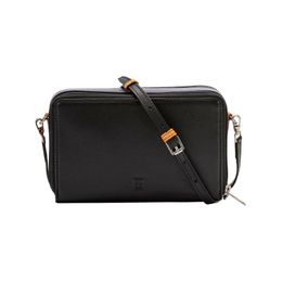 DuDu Umh&auml;ngetasche Leder 19 cm in schwarz | Gr.: onesize