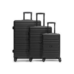 Redolz Essentials 08 3-SET 4 Rollen Kofferset 3-teilig in black 2 | Gr.: onesize