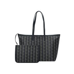 Lacoste Monogram Zely Shopper Tasche 37 cm in mono noir beige | Gr.: onesize