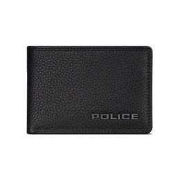 Police Geldb&ouml;rse RFID Schutz Leder 10.5 cm in black | Gr.: onesize