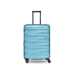 Bergpfeil Travel 4-Rollen Trolley M 66 cm mit Dehnfalte in glacier blue metallic | Gr.: onesize