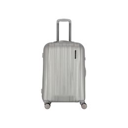 Polestream Moonrock 4 Rollen Trolley 69 cm mit Dehnfalte in silver brushed | Gr.: onesize