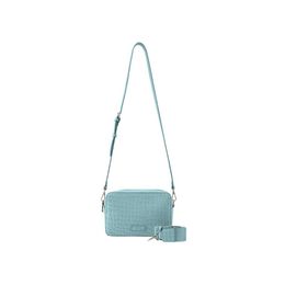 Seidenfelt Nesna Umh&auml;ngetasche 22 cm in croco print ice blue | Gr.: onesize