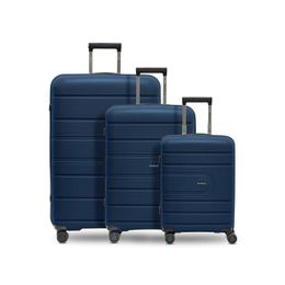 Redolz Essentials 11 3-SET 4 Rollen Kofferset 3-teilig in dark blue | Gr.: onesize