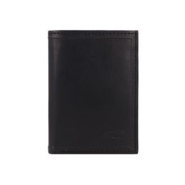 Camel Active Wood Geldb&ouml;rse RFID Schutz Leder 8 cm in black | Gr.: onesize