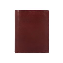 Leonhard Heyden Cambridge Geldb&ouml;rse Leder 9.5 cm in rotbraun | Gr.: onesize
