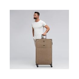 Redolz Essentials 12 4-Rollen Trolley XL 90 cm sehr gro&szlig; Sondergr&ouml;&szlig;e in coffee | Gr.: onesize