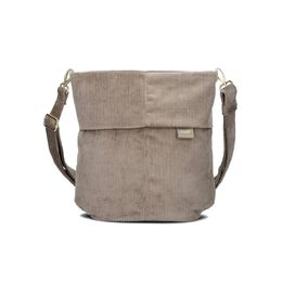 Zwei Mademoiselle.M Schultertasche 27 cm in cord mocca | Gr.: onesize