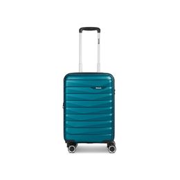Bench Paris 4 Rollen Kabinentrolley S 55 cm mit Dehnfalte in arctic-petrol | Gr.: onesize