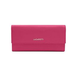 Lazarotti Bologna Leather Geldb&ouml;rse Leder 19 cm in hot pink | Gr.: onesize