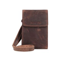 GreenLand Nature Montana Umh&auml;ngetasche Leder 11 cm in natur | Gr.: onesize