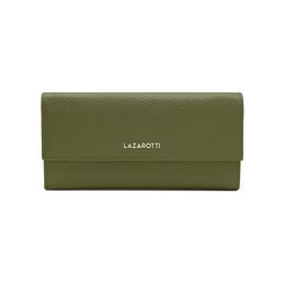 Lazarotti Bologna Leather Geldb&ouml;rse Leder 19 cm in olive | Gr.: onesize