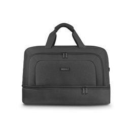 Redolz Essentials 12 Weekender-Reisetasche 50 cm mit Bodenfach aufsteckbar in black | Gr.: onesize