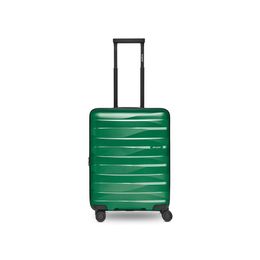 Bergpfeil Travel 4-Rollen Kabinentrolley S 55 cm mit Dehnfalte in emerald green metallic | Gr.: onesize