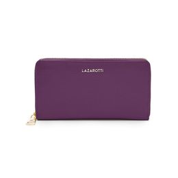 Lazarotti Bologna Leather Geldb&ouml;rse Leder 19 cm in purple | Gr.: onesize