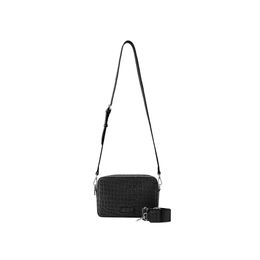 Seidenfelt Nesna Umh&auml;ngetasche 22 cm in croco print black | Gr.: onesize