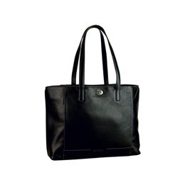 Leonhard Heyden Nizza Shopper Tasche Leder 40 cm in schwarz | Gr.: onesize