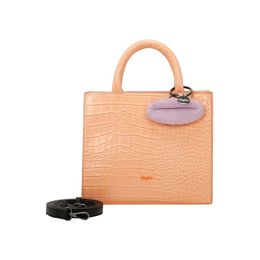 Buffalo Big Boxy Handtasche 26 cm in croco orange tan | Gr.: onesize