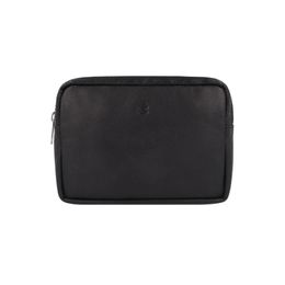 Esquire Eco G&uuml;rteltasche Leder 13 cm in black | Gr.: onesize