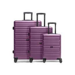 Redolz Essentials 08 3-SET 4 Rollen Kofferset 3-teilig in purple | Gr.: onesize