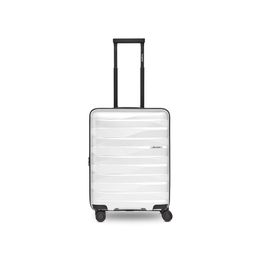 Bergpfeil Travel 4-Rollen Kabinentrolley S 55 cm mit Dehnfalte in ice white metallic | Gr.: onesize