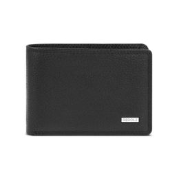 Redolz Leather Essentials QF kleine Geldb&ouml;rse RFID Leder 10,5 cm in black | Gr.: onesize