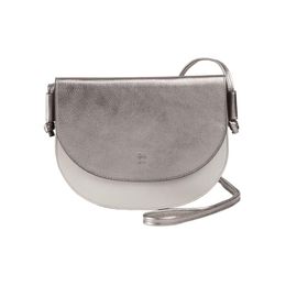 DuDu Altea Umh&auml;ngetasche Leder 18.5 cm in silver | Gr.: onesize