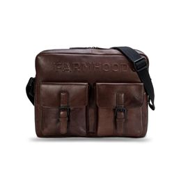 Farmhood Memphis Aktentaschen Messenger Leder 38 cm Laptopfach in dark brown | Gr.: onesize